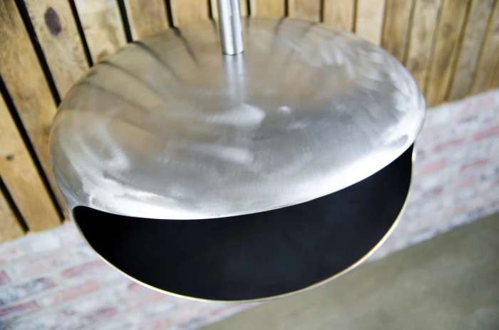 Steel UFO-50 Hein & Haugaard ceiling-mounted bio fireplace